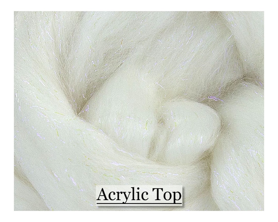 Acrylic Top - Synthetic Fiber - Roving - 1, 2 or 4 Oz Size - Etsy