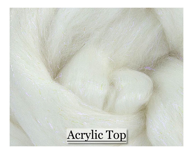 Acrylic Top Synthetic Fiber Roving 1 2 or 4 Oz Size - Etsy