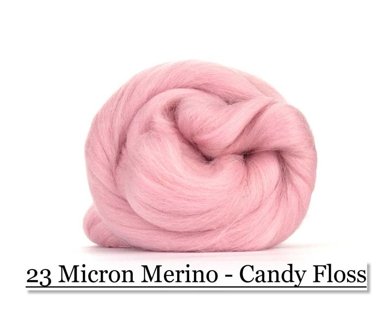 Candy Floss Merino Wool Top 23 Mic 64's Needle Felting | Etsy