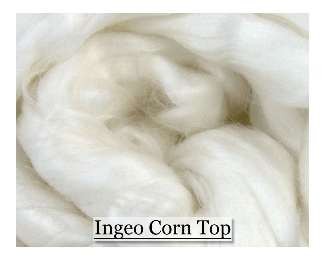 Ingeo Corn Top - Natural Fiber - Spinning Fiber - Undyed - 16 Ounces - Etsy