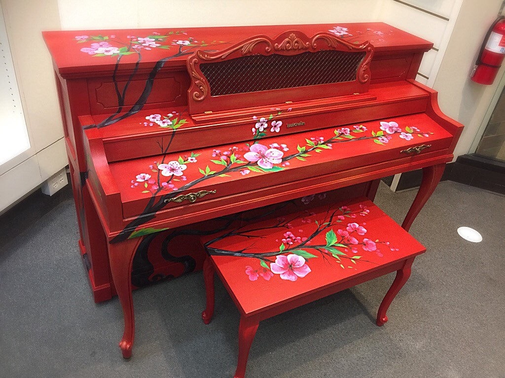 Spring Melody - Hand Painted Piano - Etsy