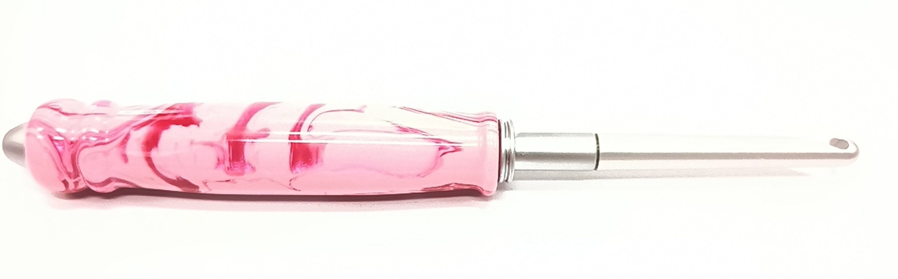Pink Swirled Lathe-turned Interchangeable Crochet Hook - Etsy