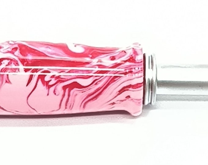 Pink Swirled Lathe-turned Interchangeable Crochet Hook - Etsy