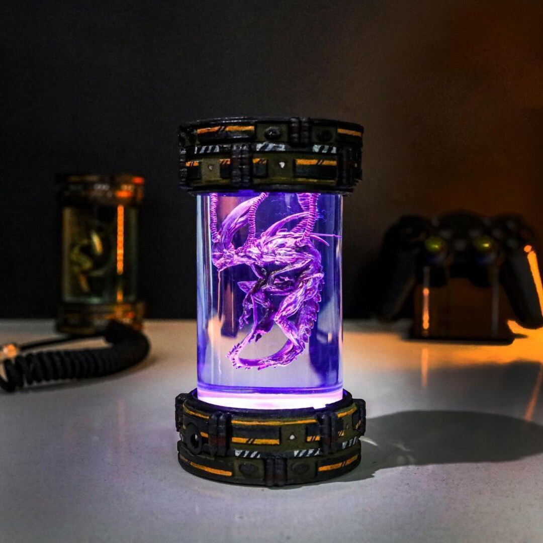 Alien Xenomorph Star Wars Lamp Ver 2, Sci-fi Horror Resin Art Night ...