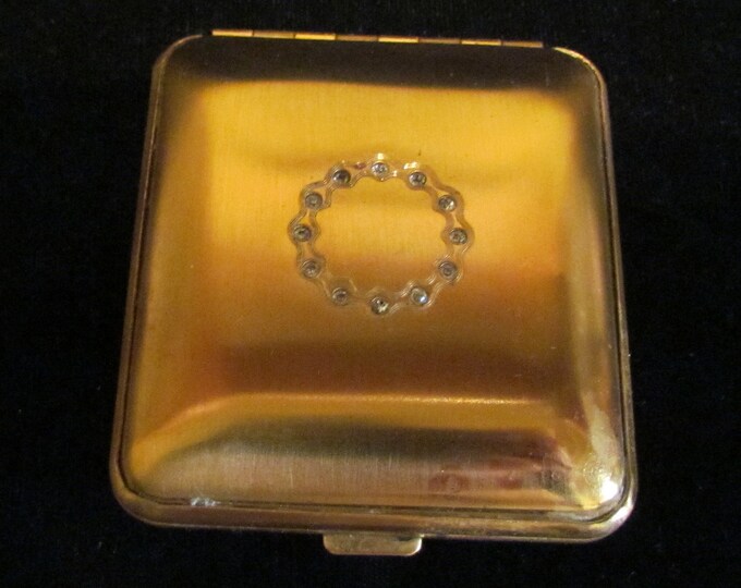 Vintage Mondaine Compact Powder Compact Rouge Compact Lipstick Compact ...