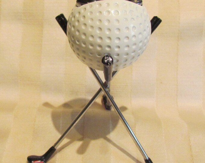 Vintage 1960s Table Lighter Golf Ball Lighter Desktop Lighter Golf ...