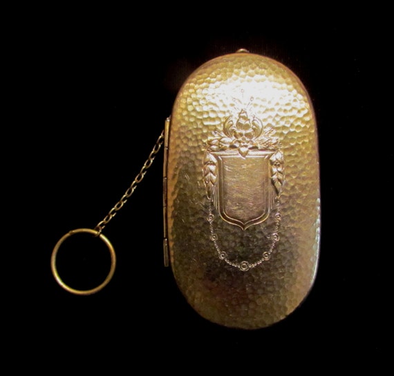 Vintage 1920s Dance Compact Ring Compact Double Compa… - Gem