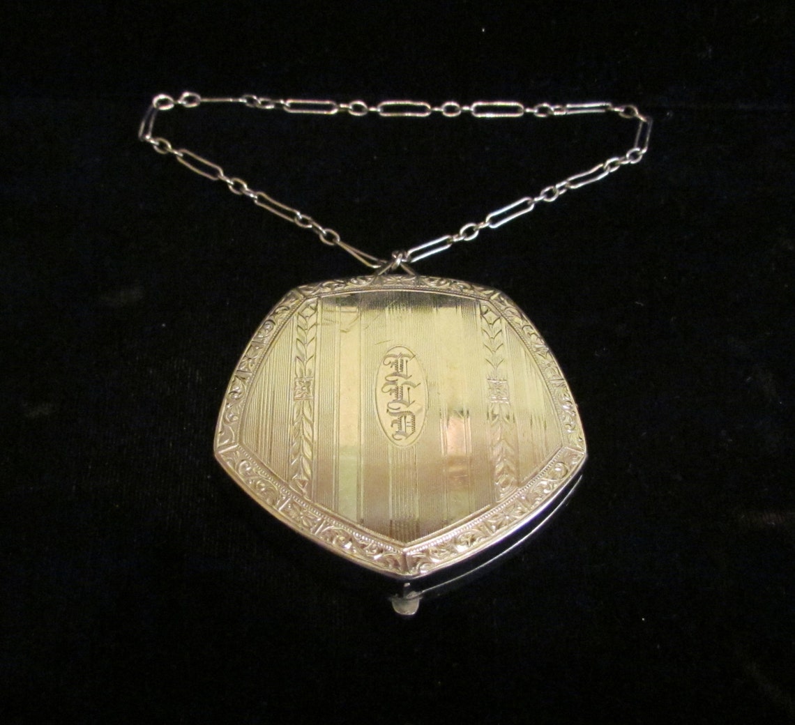 Vintage 1900s Compact Dance Compact Double Compact Powder - Etsy