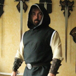 Medieval Celtic Viking Wizard Assassin Hooded Surcoat - Etsy