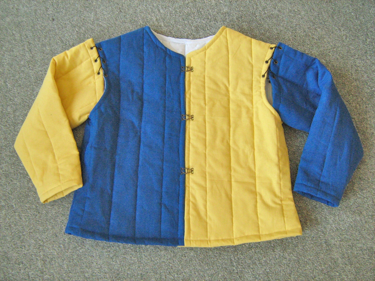 Viking Short Gambeson Medieval LARP Armor Padded Gambeson Long - Etsy