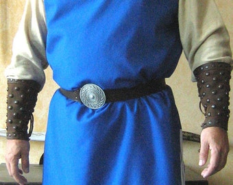 Medieval Celtic Viking Wizard Assassin Hooded Surcoat | Etsy