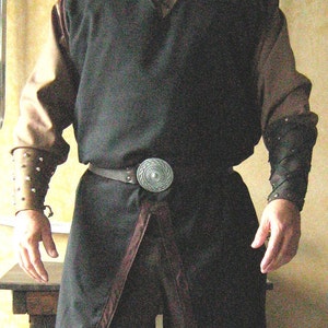 Medieval Celtic Viking Wizard Assassin Hooded Surcoat | Etsy