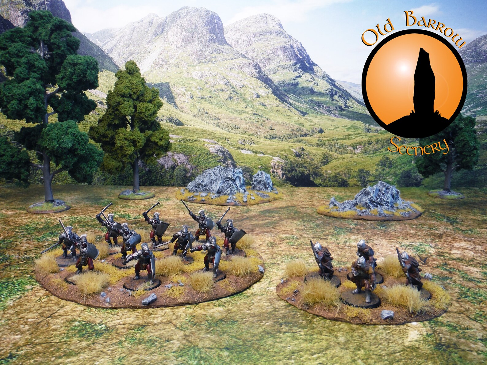 Wargame Terrain 28mm Scale Wargame RPG Miniature Scenery Set - Etsy