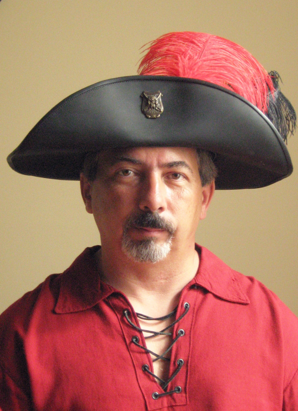 Pirate Hat Renaissance Medieval SCA Pirate Leather Hat Deluxe - Etsy