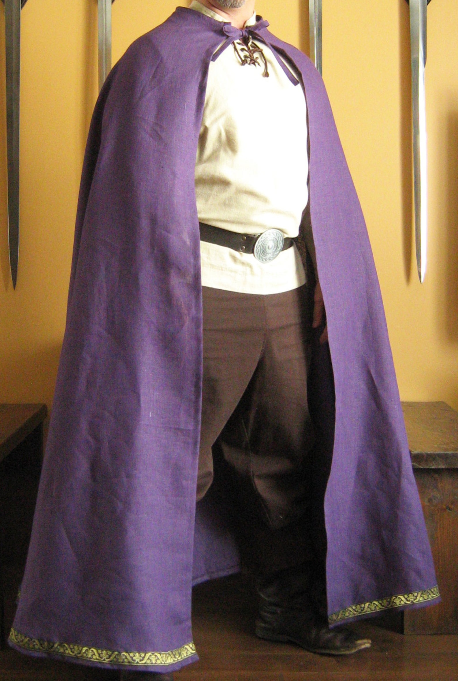 Medieval Knight Celtic Noble Cape Cloak Deluxe - Etsy Canada