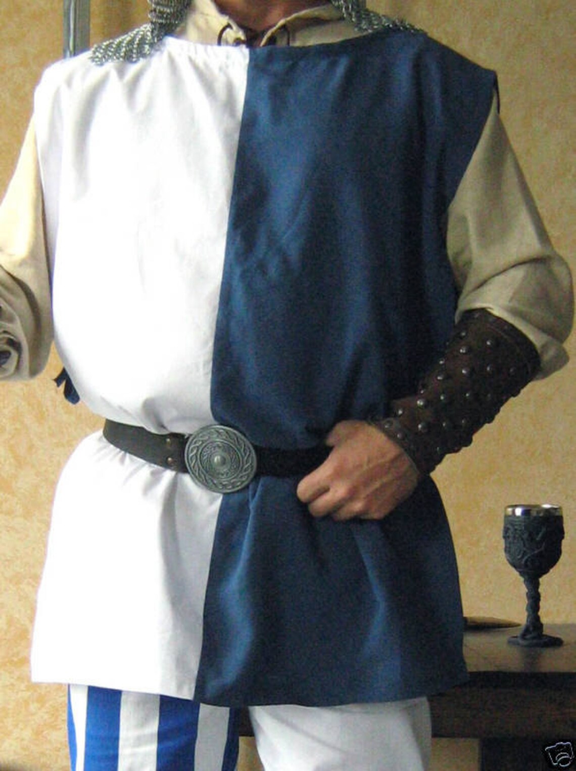 Medieval Knight Heraldry SCA 2 Colors Short Surcoat Tunic | Etsy