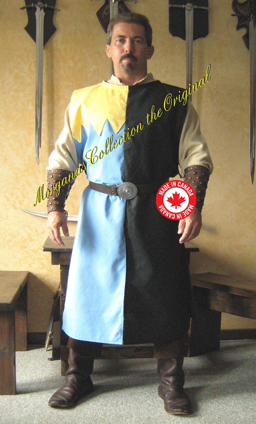 Crusader Medieval Knight Heraldry SCA Surcoat Tunic Tabard Deluxe - Etsy