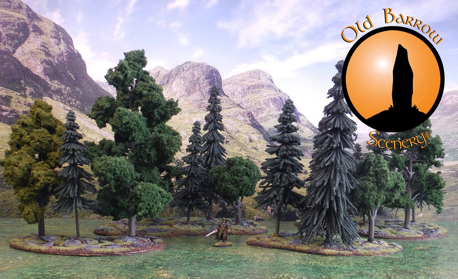 Wargame Terrain 28mm Scale Wargame RPG Miniature Scenery Set | Etsy