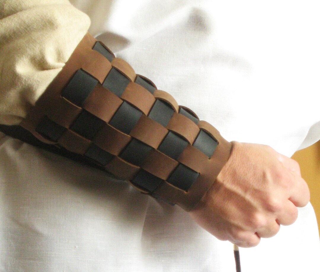 Medieval Armor Celtic Viking Barbarian Bracers 2 Tones - Etsy
