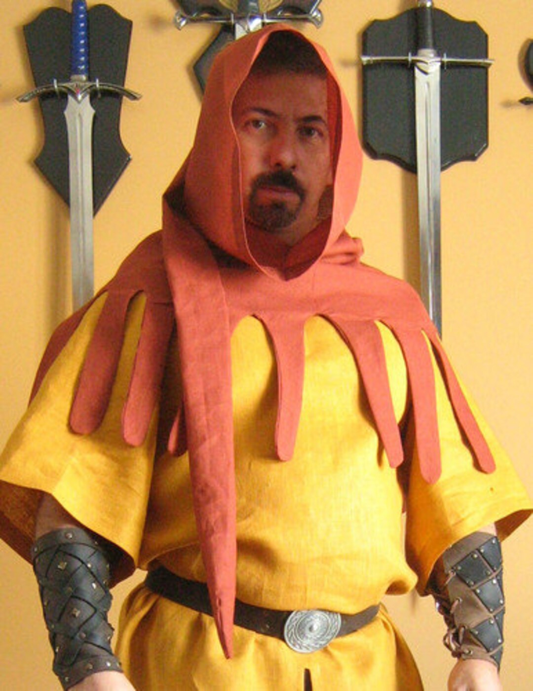 Medieval Celtic Peasant Large Hood With Medium Tip Deluxe - Etsy