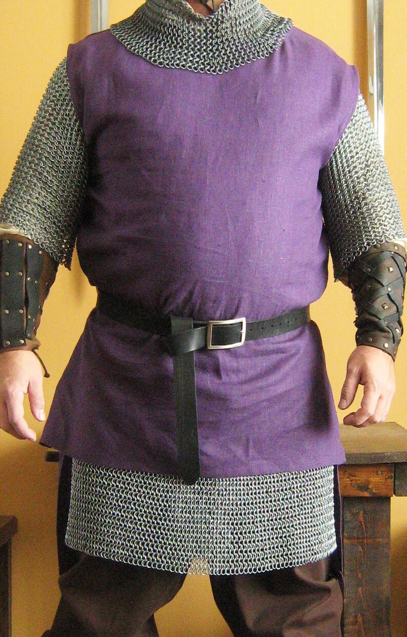 Medieval Knight Men-at-arms Short Sleeveless Surcoat | Etsy