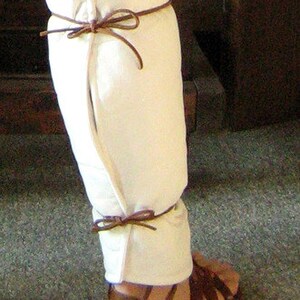 LARP Padded Leg Protector Medieval Gladiator Roman Armor Leg Shin ...