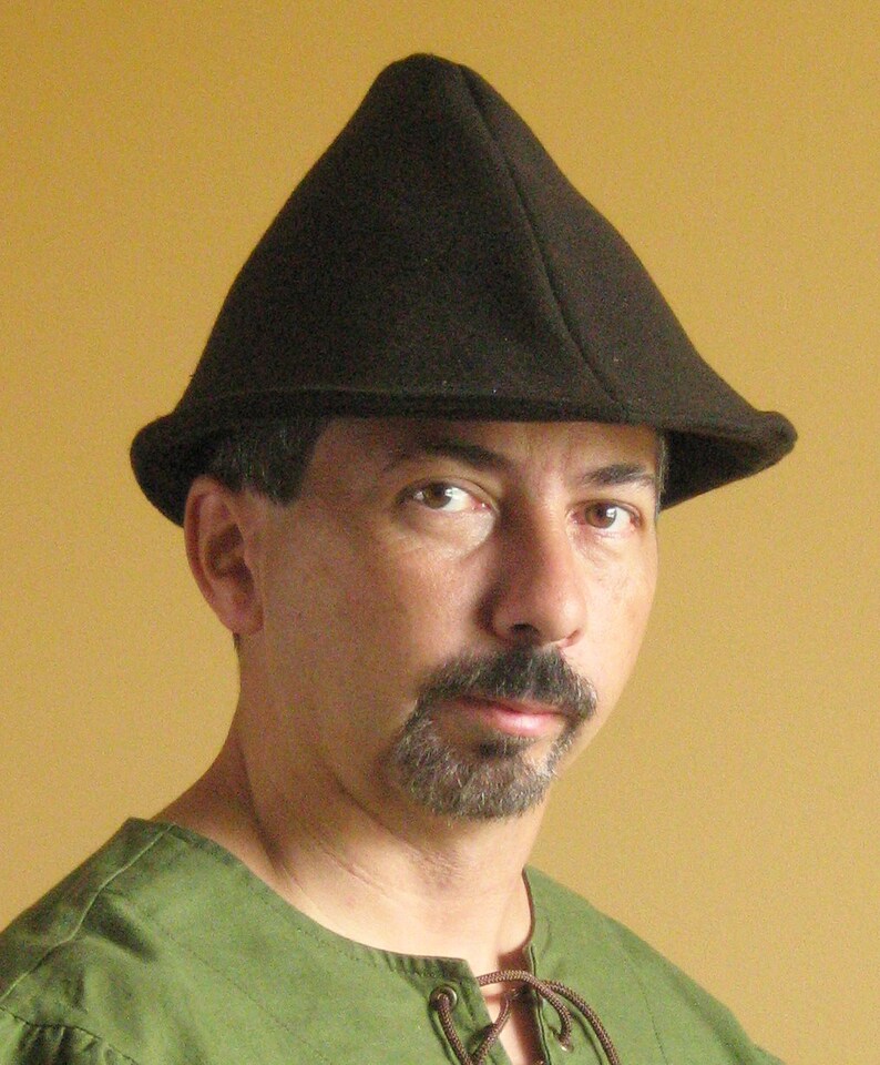 Medieval Celtic Renaissance Larp SCA Peasant Farmer Cerf Hat | Etsy