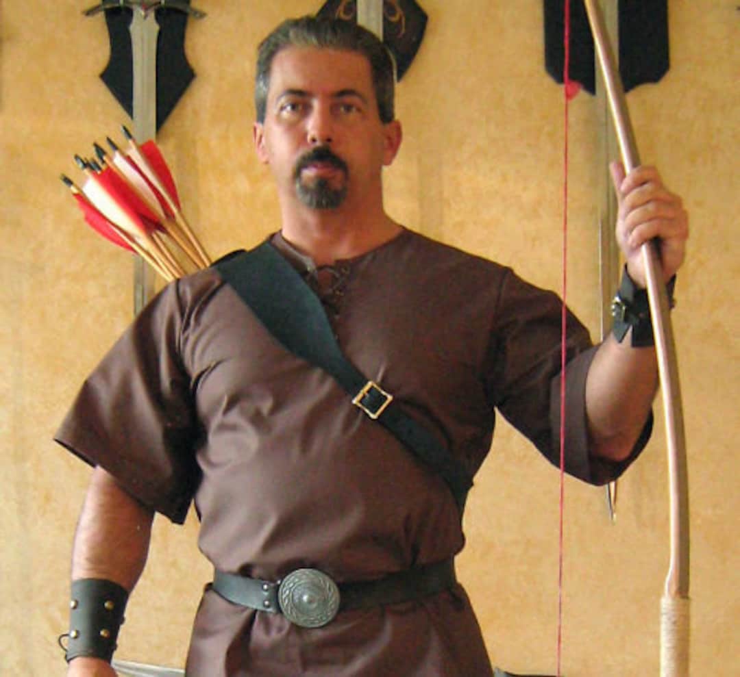 Medieval Viking Celtic Fighter Men-at-arms Knight Leather Back Quiver ...