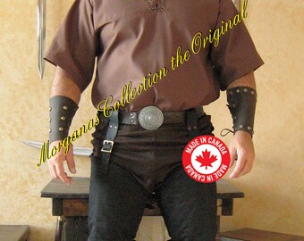 Medieval Gambeson Armor Leg Padded Protector Tan | Etsy