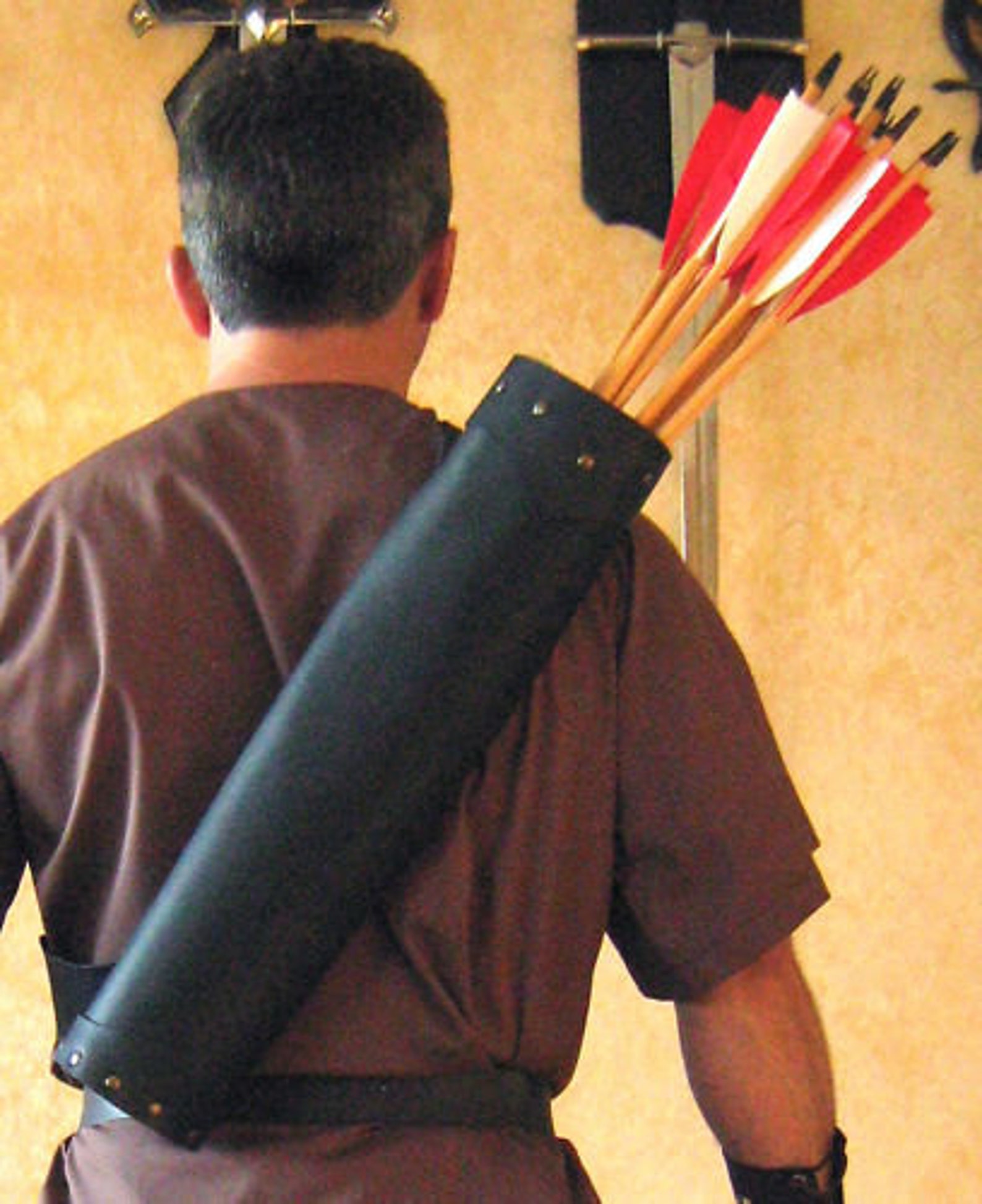 Medieval Viking Celtic Fighter Men-at-arms Knight Leather Back - Etsy