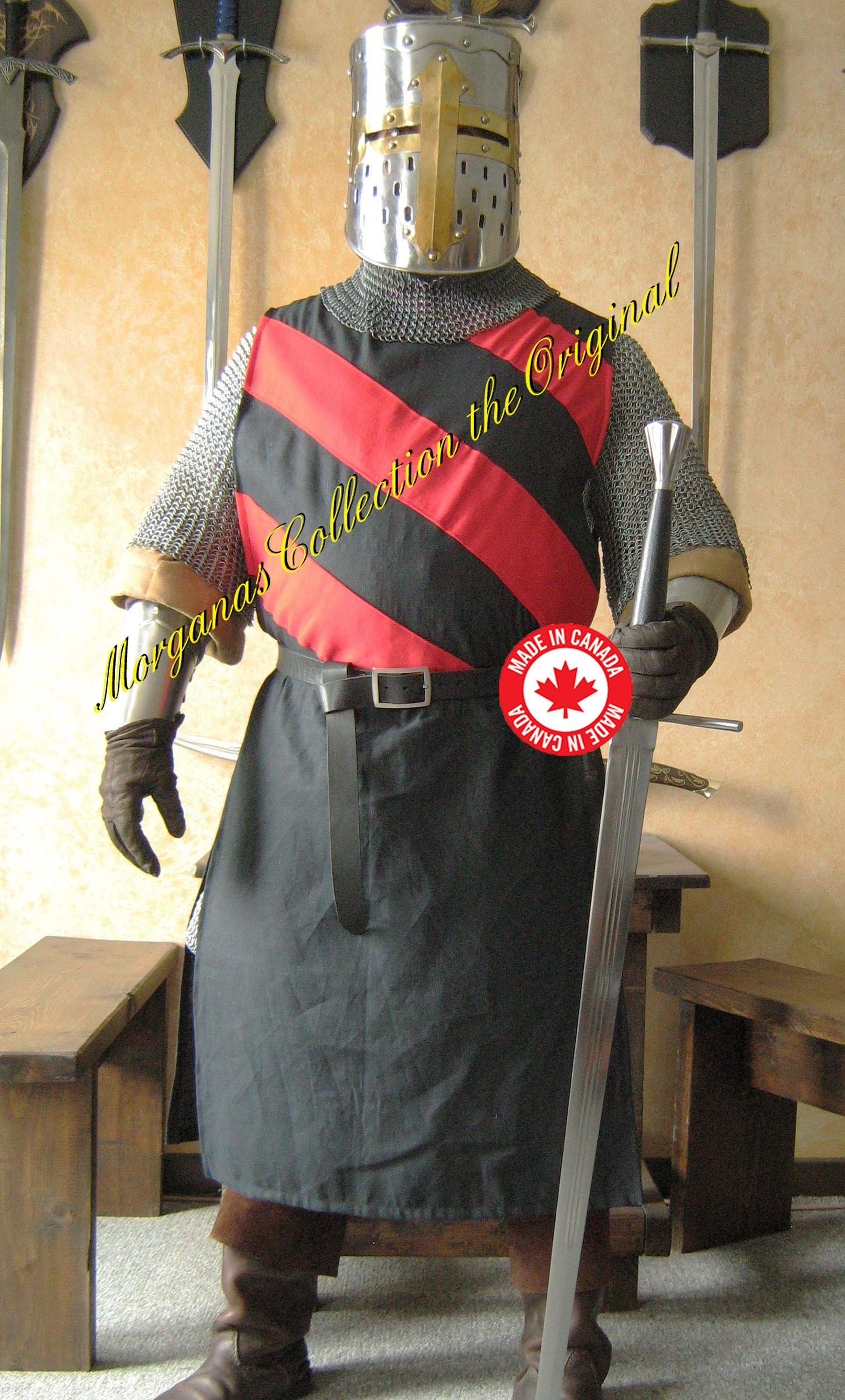 Heraldic Knight Crusader Medieval Knight Heraldry SCA Surcoat | Etsy