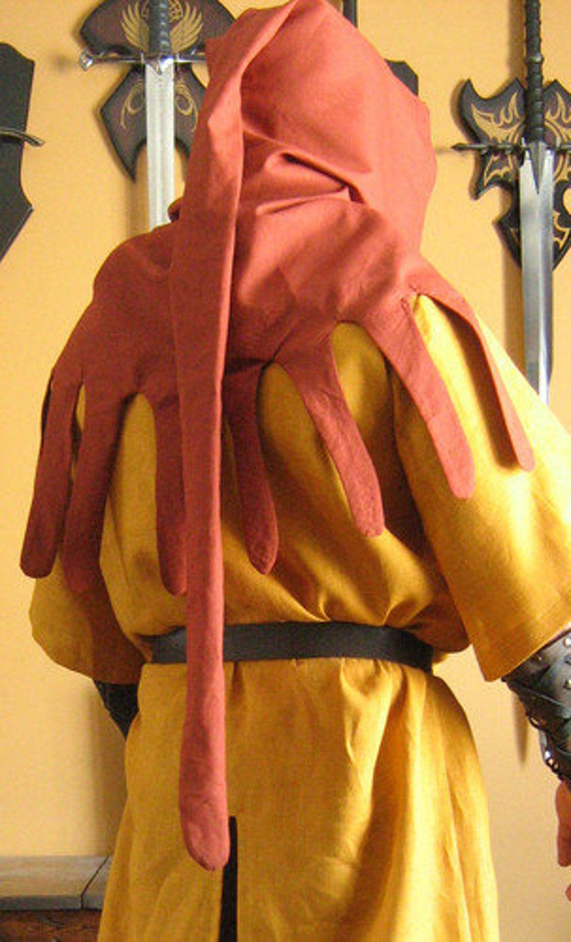 Medieval Celtic Peasant Large Hood with Medium Tip Deluxe | Etsy