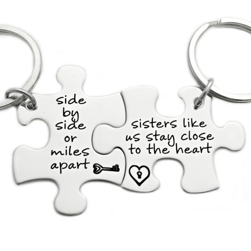 Sister Key Chain - Etsy