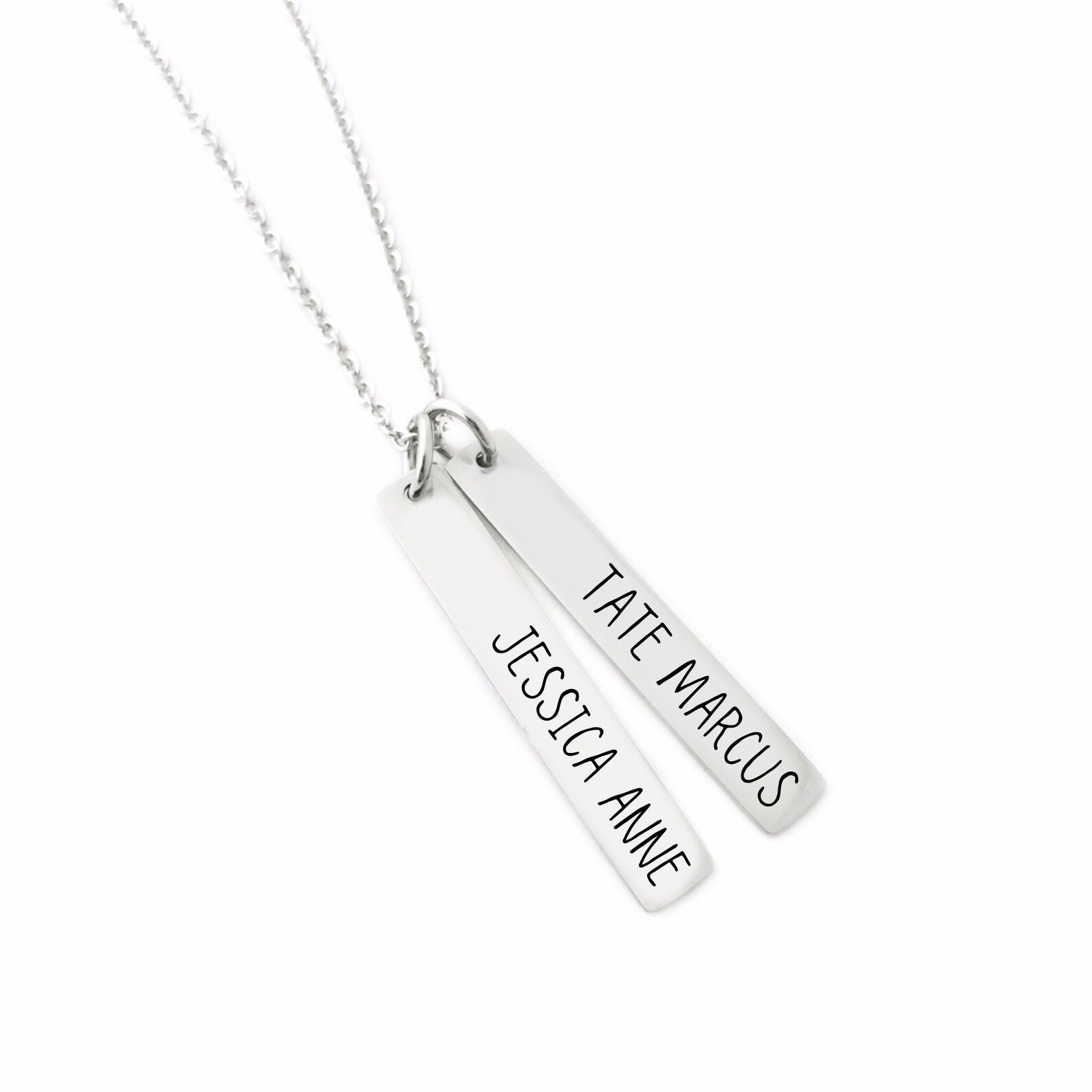 Personalized Name Tag Necklace Mother Jewelry Mother's | Etsy