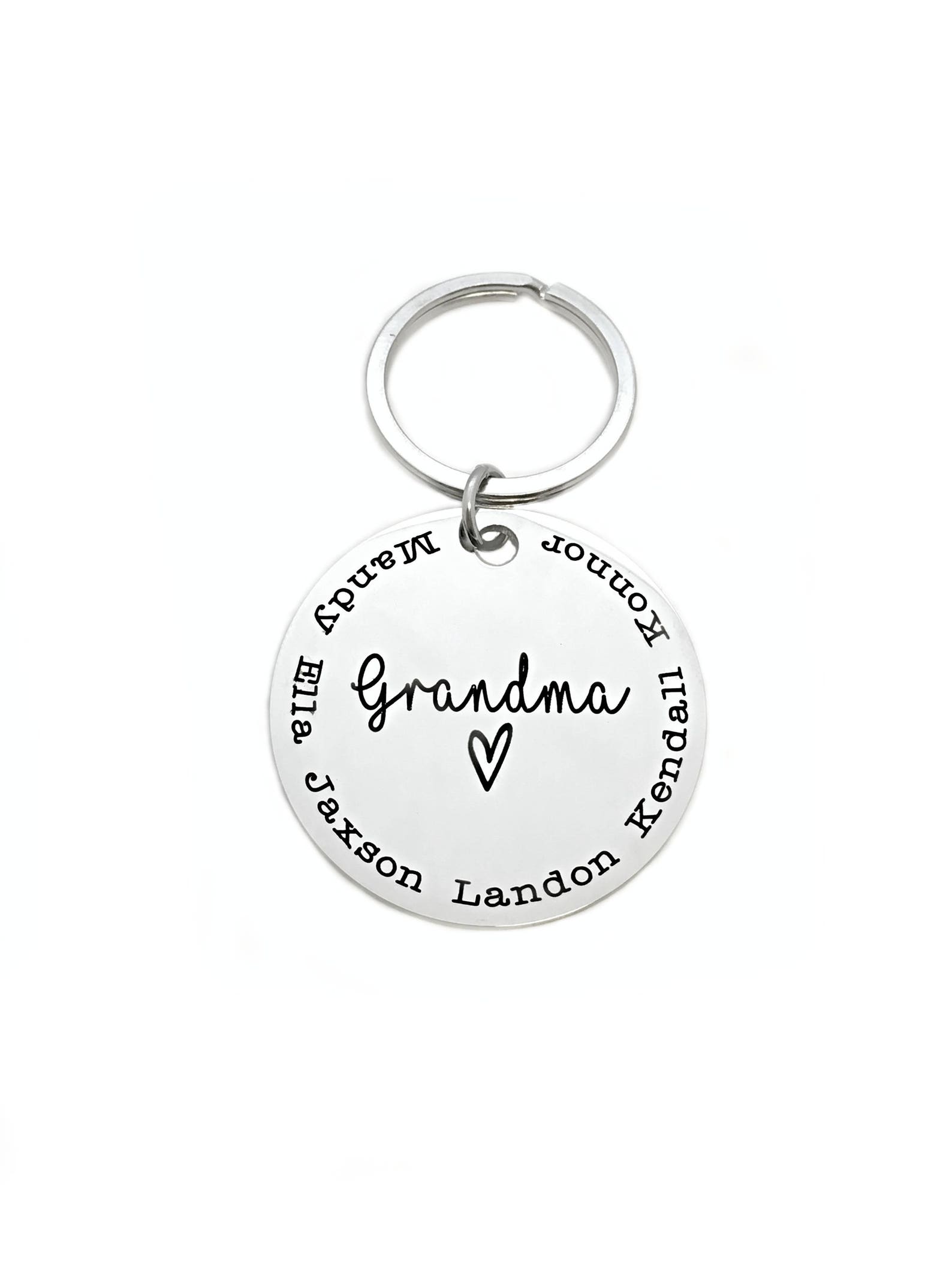 Personalized Grandma Mom Keychain Grandma Key Chain - Etsy