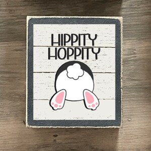 Easter Decor, Easter Tiered Tray Decor, Mini Easter Signs, Easter ...