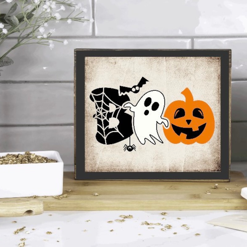 Small Boo Block Sign - Etsy