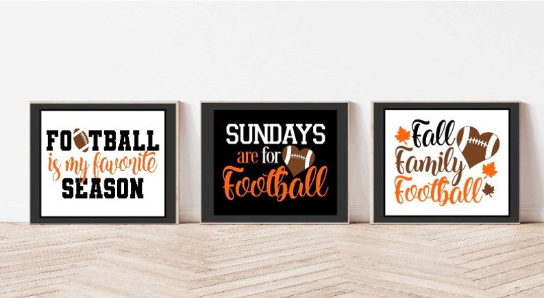 Football Decor Fall Decor Football Sign Tiered Tray Decor - Etsy