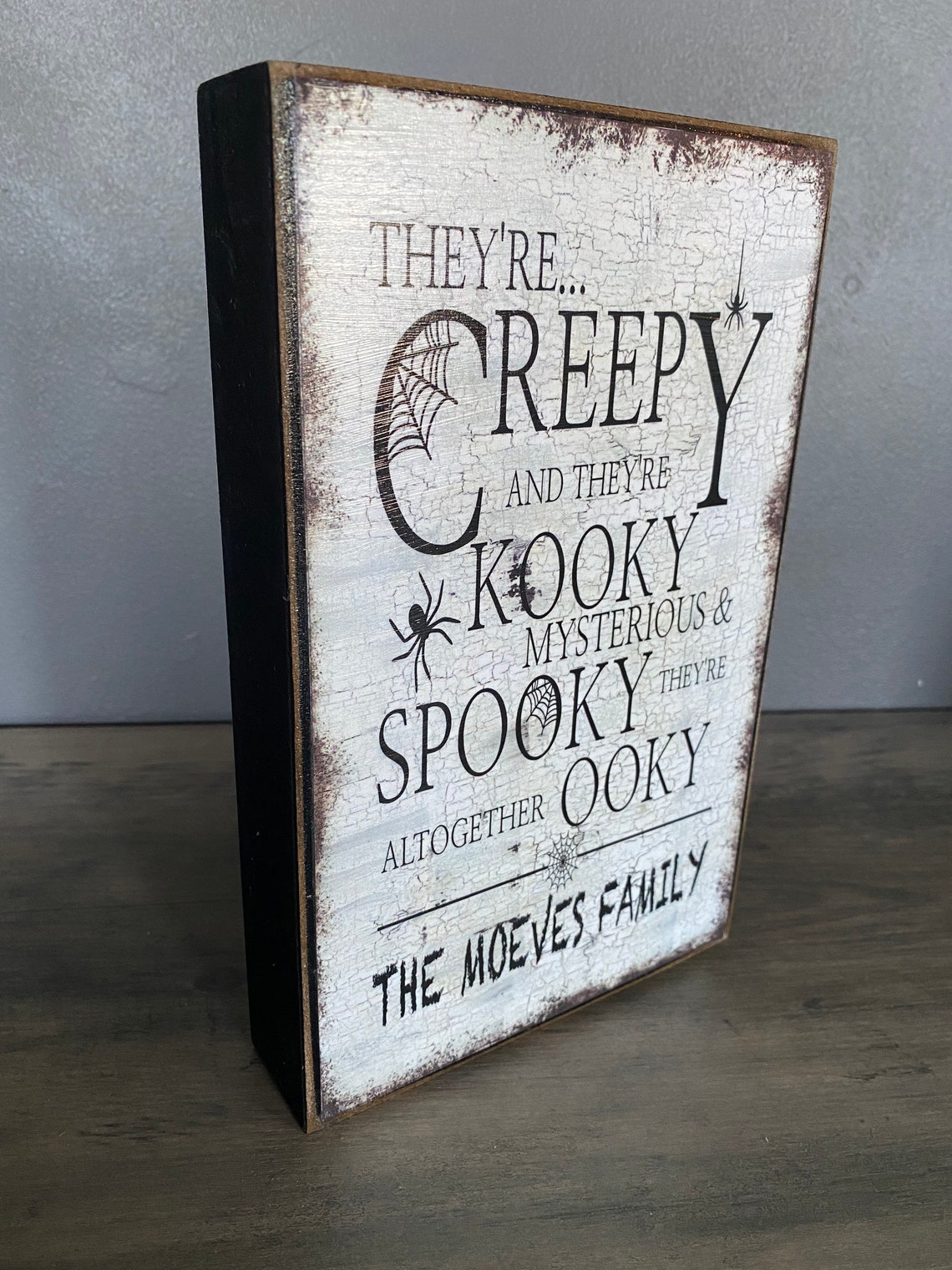 Personalized Halloween Decor Personalized Halloween Sign - Etsy