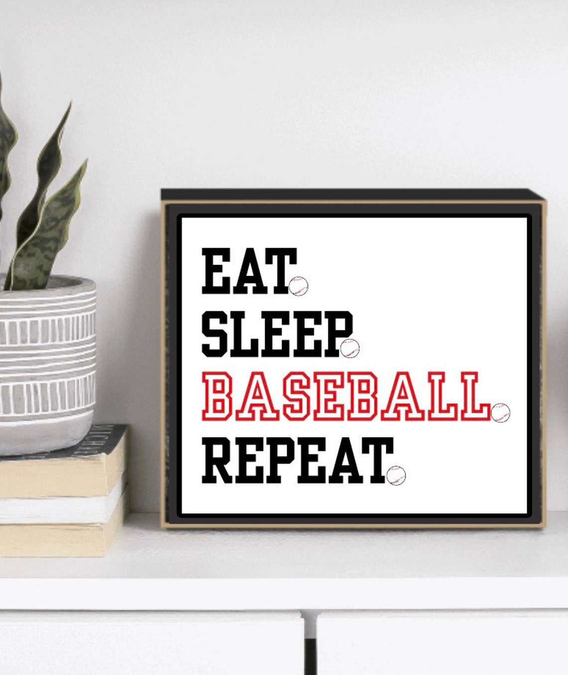Baseball Decor, Spring Decor, Baseball Sign, Tiered Tray Decor, Mini ...