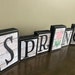 Wood Spring Blocks Reversible Sign Spring Decor Spring - Etsy