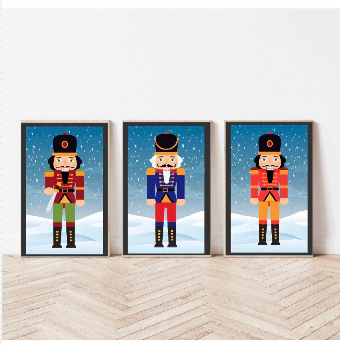 Nutcracker Decor, Christmas Decor,, Christmas Tiered Tray Decor ...