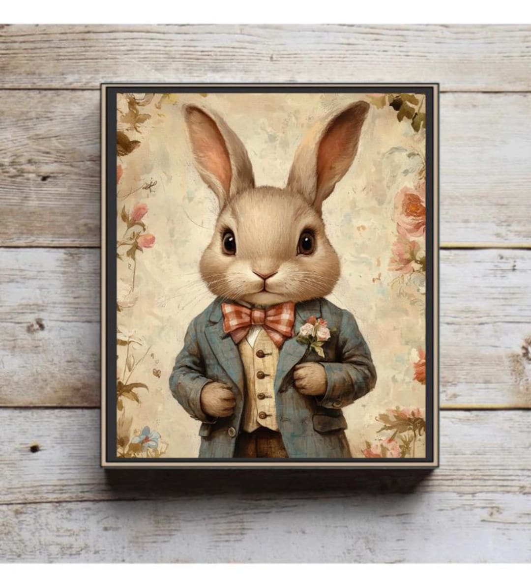 Easter Decor, Easter Bunny, Peter Rabbit, Tiered Tray Decor, Mini ...