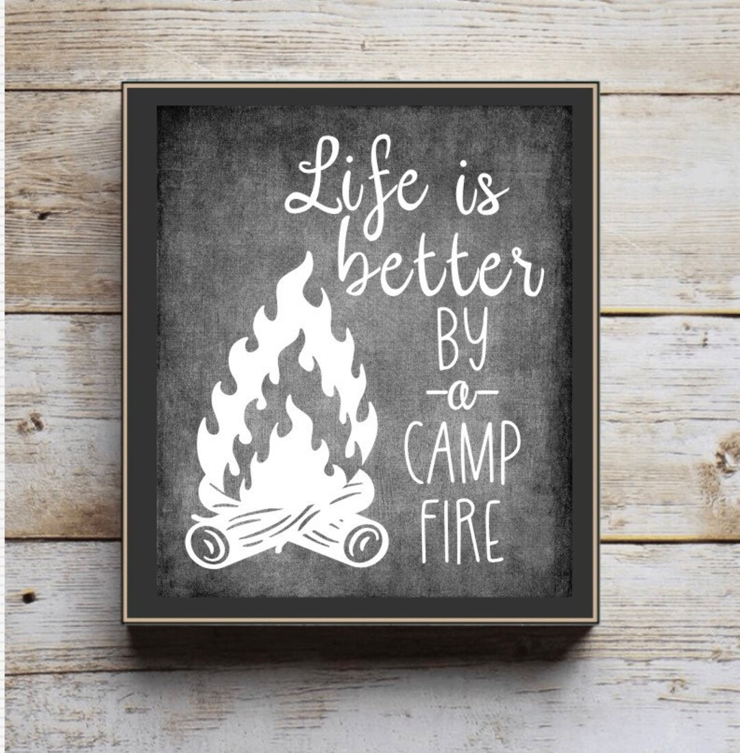 Camping Decor, Summer Decor, Tiered Tray Decor, Mini Camping Sign ...