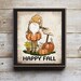 Reversible Fall Sign Halloween Decor Fall Decor Reversible - Etsy
