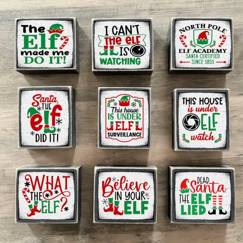 Elf Signs - Etsy