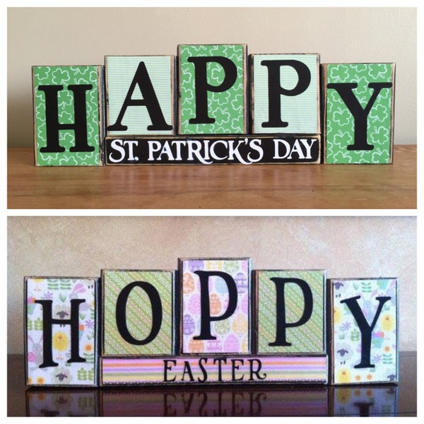Easter Blocks - Etsy