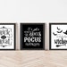 Halloween Decor, Halloween Sign, Hocus Pocus, Creepy Halloween, Tiered ...