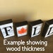 Wood Fall Blocks, Wood Fall Decor, Halloween Decor, Fall Leaf Blocks ...