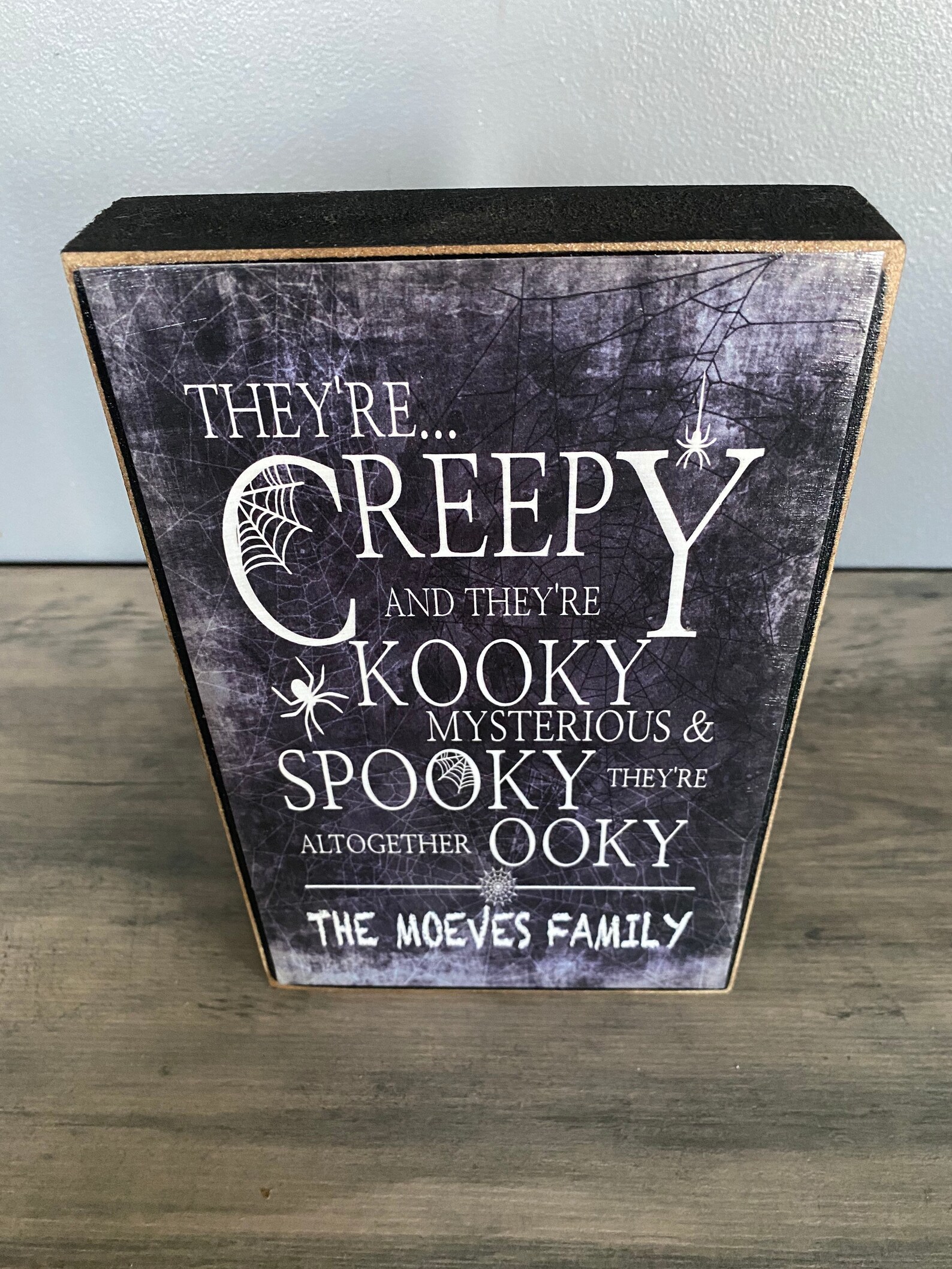 Personalized Halloween Decor Personalized Halloween Sign - Etsy